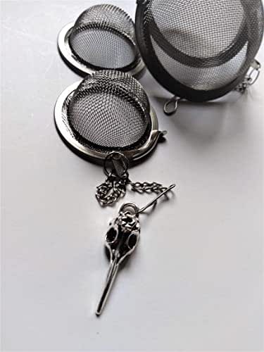 Amazon.com: Bird Skull Tea Infuser Ball - Spooky Home Decor, Halloween ...
