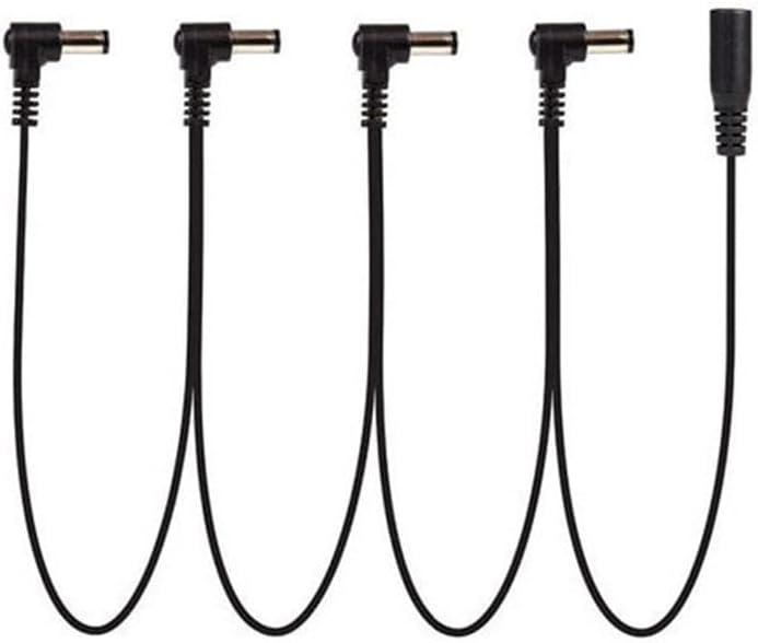 Amazon.com: RuiJOTWAT 9V DC 4 Way Bend Angle Plug Daisy Chain Power ...