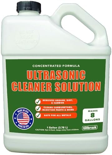 Amazon.com: Tillbrook Ultrasonic Cleaner Solution - Makes 8 Gallons ...