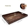 Amazon.com: MAGIGO 28 x 18 Inches Extra Large Rectangle Black Walnut ...