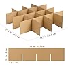 jojofuny 6pcs Cardboard Box Dividers, 1 Set Cardboard Packing Box ...