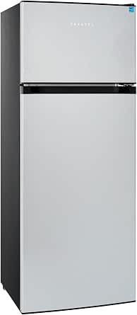Amazon.com: Frestec 7.4 CU' Refrigerator with Freezer, Apartment Size ...