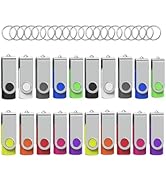 Amazon.com: 5 Pack 1GB USB Flash Drive with Keychains, Wooolken Sleek ...