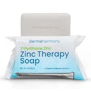 Amazon.com : Dermaharmony 2% Pyrithione Zinc (ZnP) Bar Soap 4 oz ...