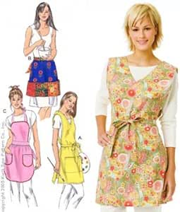 Amazon.com: Kwik Sew Pull Over Aprons Pattern By The Each : Arts ...