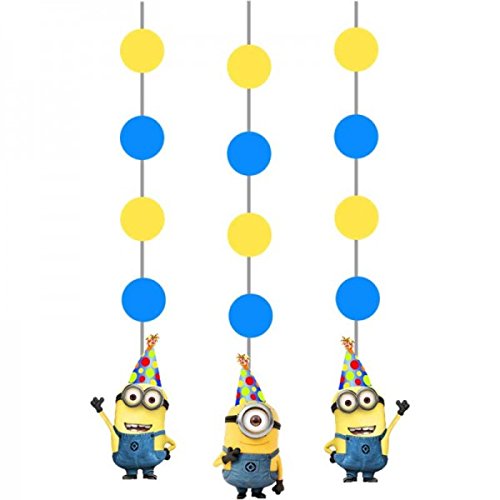 PARTY PROPZ Minion String Hanging 3 PC/Minion Party Supplies/Minion ...