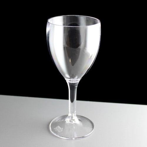 BB Plastics Wine Glasses, Polycarbonate Plastic, 255ml : Amazon.co.uk ...