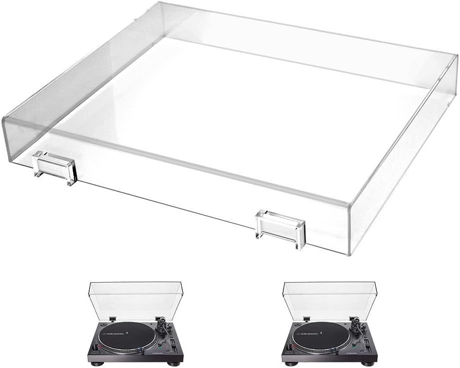 Amazon.com: YJNBEST Stereo Turntable Dust Cover Protector Compatibe ...