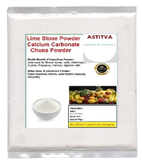 Buy astitva organic lime stone chuna powder (500gm) Online at Low ...