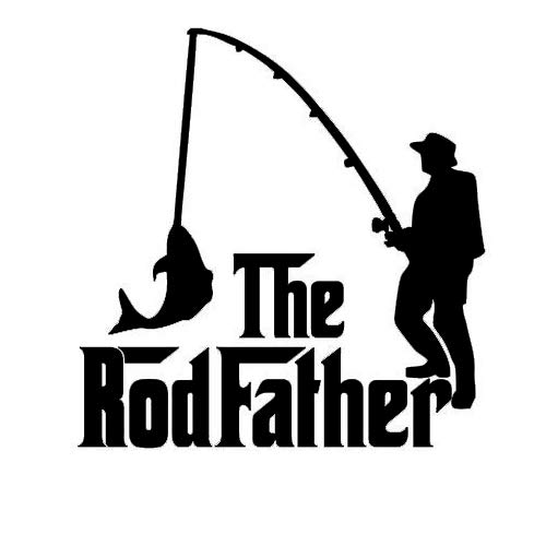 The Rod Father Fishing Decal Vinyl Sticker|Cars Trucks Vans Walls ...