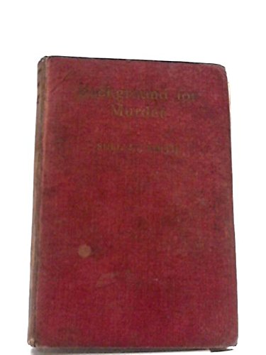 Background For Murder: Books - Amazon.ca