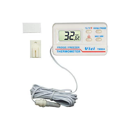 Snapklik.com : Refrigerator Thermometer Digital, TM804 Digital Fridge ...