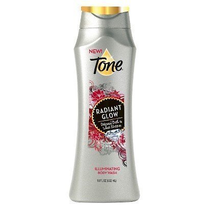 Amazon.com : Tone Radiant Glow Body Wash, with Diamond Dust & Lotus ...