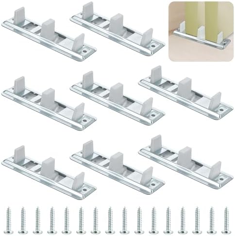 Amazon.com: BINOTE Sliding Closet Door Floor Guide, Sliding Door Guides ...