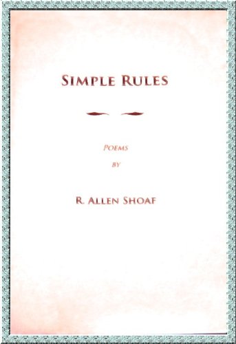 Simple Rules: Poems: Shoaf, R. Allen: 9780773400108: Books - Amazon.ca