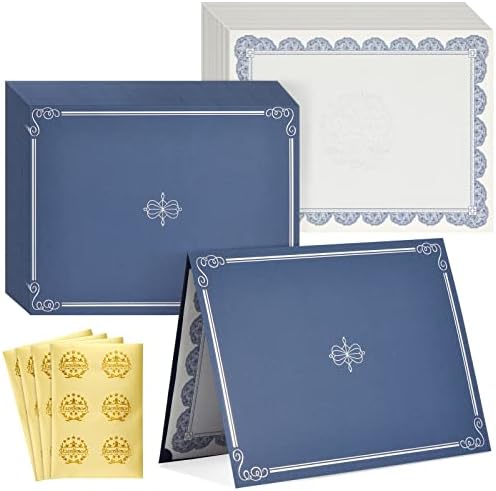 Amazon.com : Spakon 6 Set Leather Diploma Covers Certificate Kit for ...