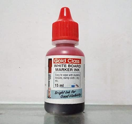Gold Class White Board Marker Ink - 15 ML_PCK-01_RED| Suitable for ...