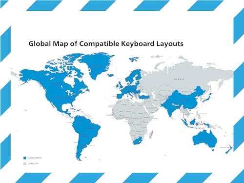 Dyslexic-Friendly Keyboard Stickers | Color-Coded | Ergonomically ...