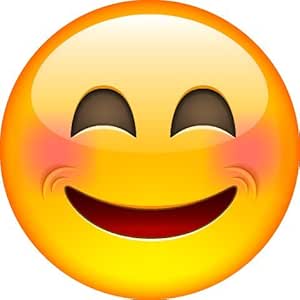 Amazon.com: Smiley Face Emoji - Blushed Smile : Beauty & Personal Care