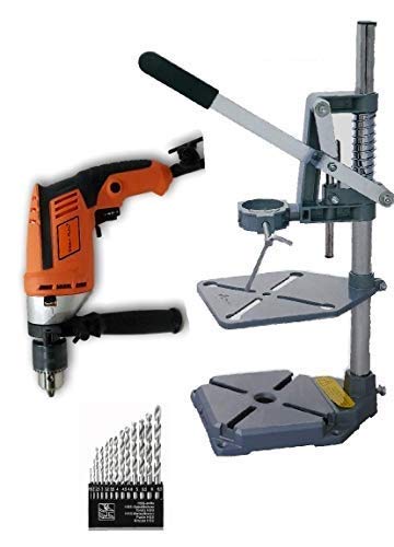 KROST Cast Iron Dual Base Plate Drill Stand With 13 Mm Reverse Forward ...