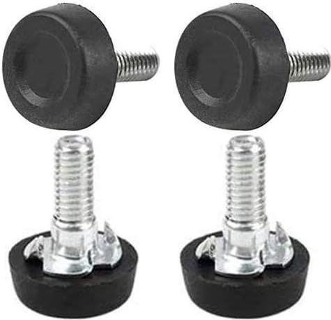 HUAYY Furniture Levelers Swivel Feet,Angle Height Adjustable(1/4-20 Nut ...