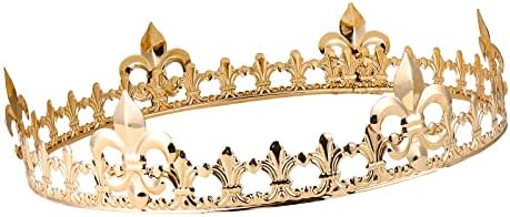 Amazon.com: Sunnywood King's Cloak and Crown Costume Set for Men, Faux ...