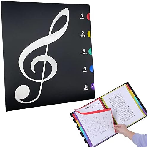 Amazon.co.jp: TKY 楽譜ファイル 譜面ファイル バンドファイル 書き込み 見開き ピアノ 反射防止 A4 40ページ (ブラック) : 楽器・音響機器