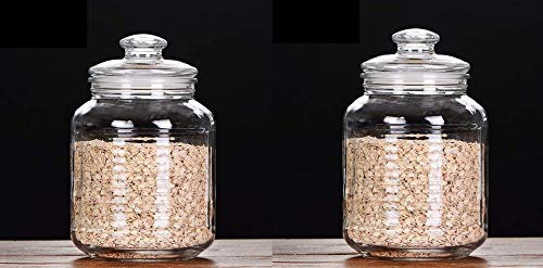 KITCHEN SHINE Glass Jars and Containers 2000 Ml Barni Kitchen Storage ...