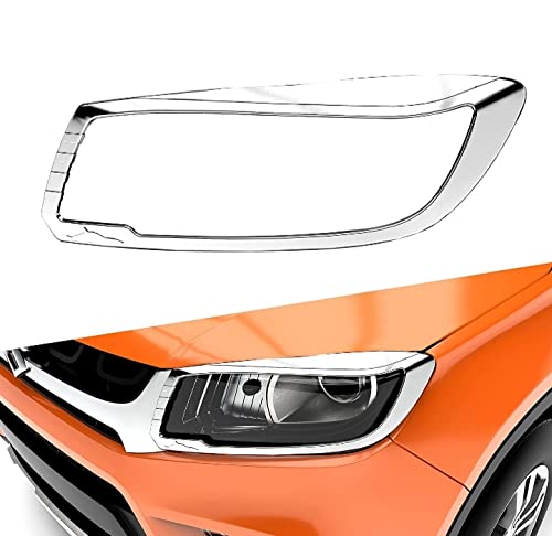 CAR MALL Head Light/Head lamp Chrome Garnish Cover Suitable with Vitara ...