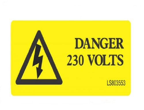 Labelsafe New Electrical Safety Labels Laminated & Adhesive Various ...