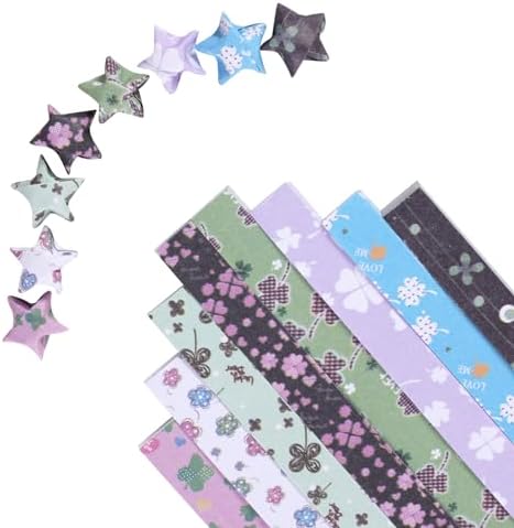 Amazon.com : Star Paper Strips, Star Origami Paper, Lucky Star ...