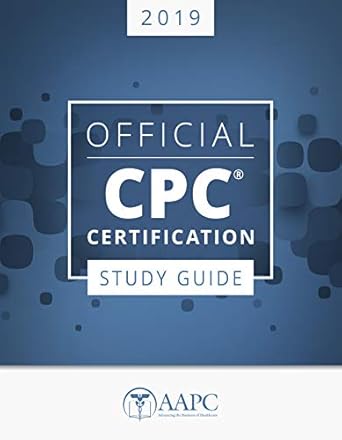 Amazon.com: Official CPC Certification 2019 - Study Guide ...