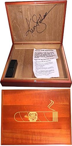 Ken Stabler signed QB Legends Vintage 9x7 wood humidor (Alabama Crimson ...