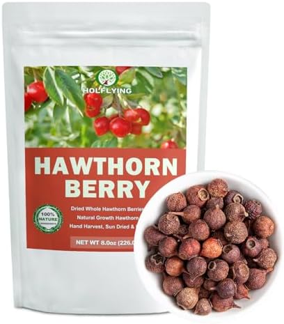 Amazon.com : Dried Whole Hawthorn Berry, Hawthorn Berry Tea, 8.0 oz ...