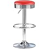 American Diner Bar Stool (Red) : Amazon.co.uk: Home & Kitchen