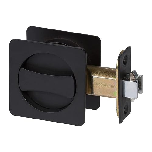 Snapklik.com : Delaney Hardware 370104 Black Contemporary Privacy ...
