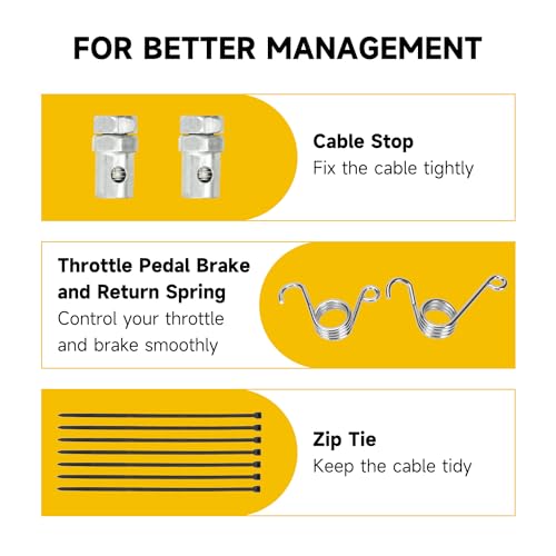 Snapklik.com : HIAORS 71 Inch Throttle Cable For Go Kart Predator 212cc ...
