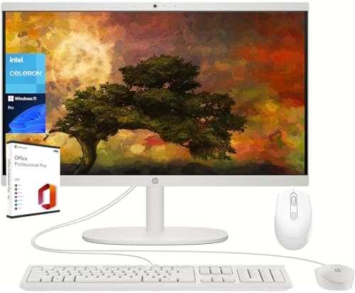Amazon.com: HP 22 inch All-in-One Desktop PC • 2024 Latest Model ...