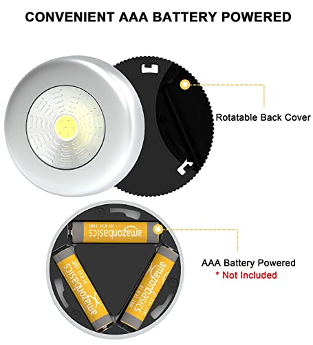 Snapklik.com : Tap Light Push Lights, 7 Pack Wireless Under Cabinet Lighting Puck Lights Push ...