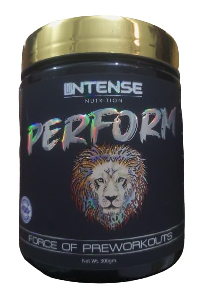 INTENSE NUTRITION PRE WORKOUT 300GM (30 SERVINGS)10GMS PER SCOOP (GUAVA ...