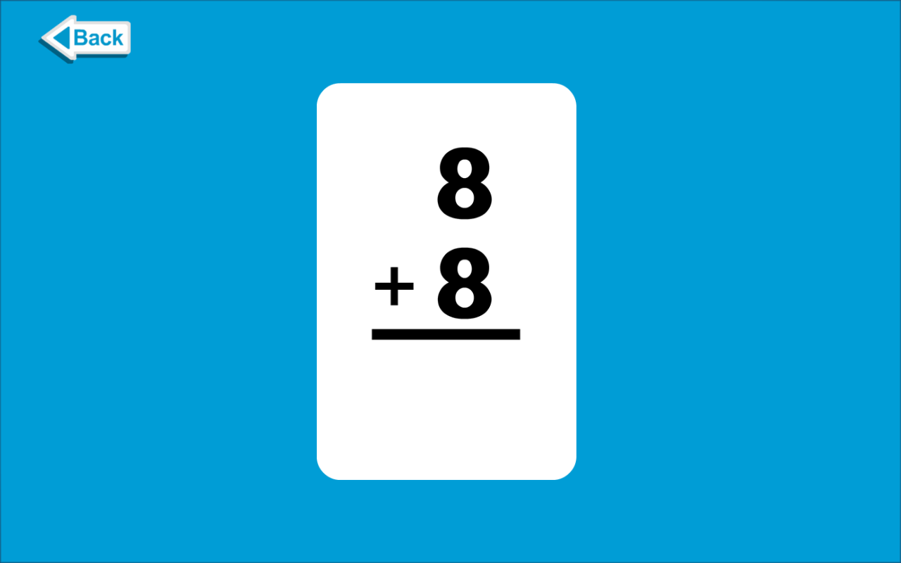 Aplicación Meet the Math Facts - Addition Flashcards en Amazon Appstore
