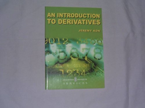 Buy An Introduction of Derivatives Book Online at Low Prices in India ...