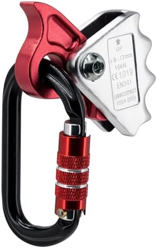 Amazon.com: Rope Grab with 15KN Quick Lock Rock Climbing Fall ...