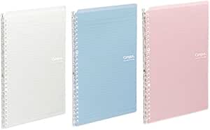 Kokuyo Campus Easy-Carry Slim Binder"Smart-Ring" B5 26-Ring Set OF 3 ...