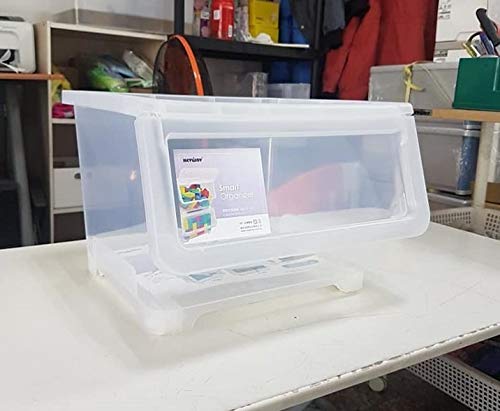 Keyway Stack & Nest Storage Bin 20L Clear : Amazon.in: Home & Kitchen