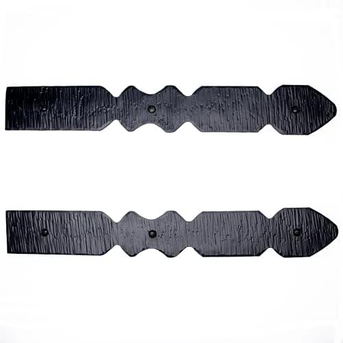 Amazon.com: 2 Pack 16 Inch Black Faux Strap Hinges - Hand Forged Dummy ...