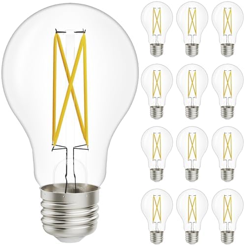 Sunco 12 Pack LED Light Bulbs A15, 7W=60W, 3000K Warm White, 800 LM ...