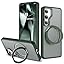 Amazon.com: Zalinbo for Samsung Galaxy S23 Plus Case with 360°Rotatable Magnetic Ring Stand ...