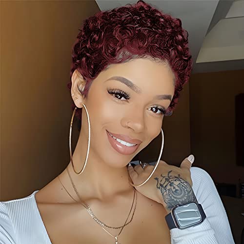 Top 10 Best Short Curly Burgundy Hair : Reviews & Buying Guide - Katynel