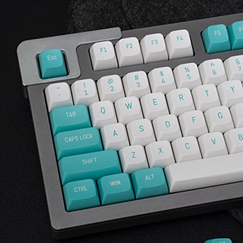 White Green Keycaps 150 Keys Doubleshot MSA Profile Custom Keycaps for ...